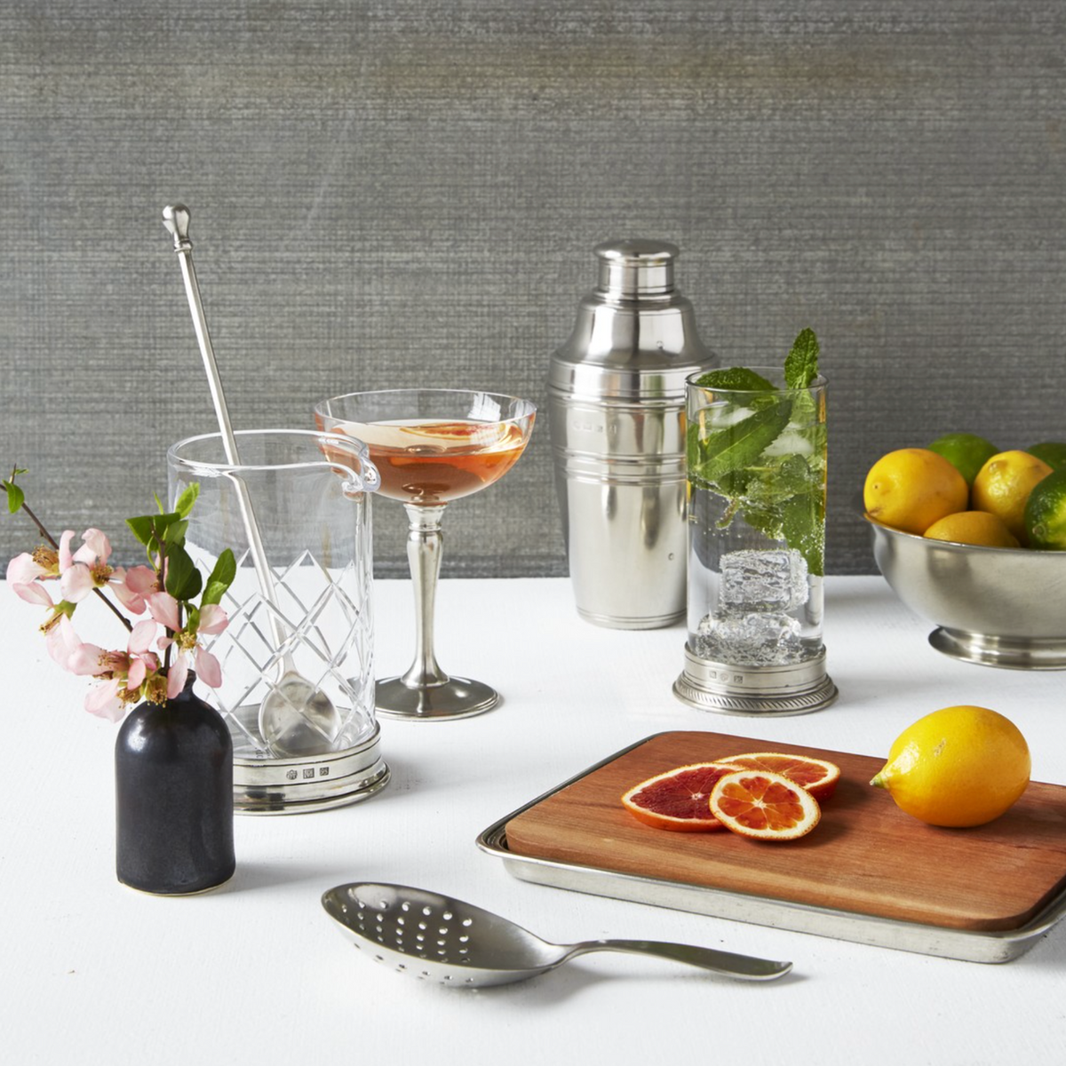 Match Pewter Cocktail Strainer | Maison & Tavola