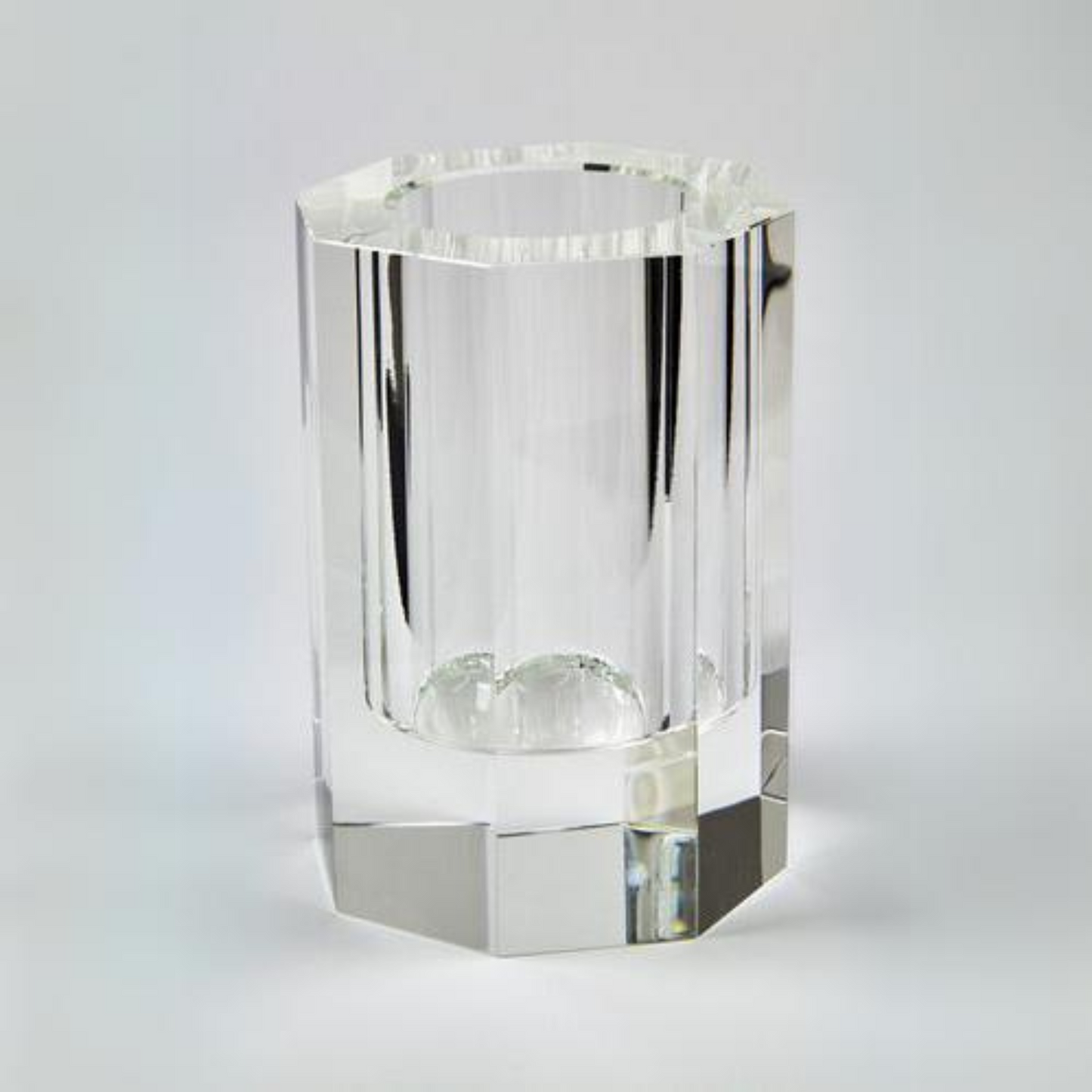 Crystal Octagonal Vase – Maison & Tavola